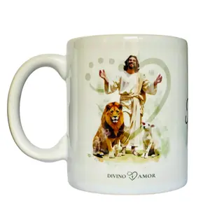 Caneca Jesus Vive - Verde - | Divino Amor